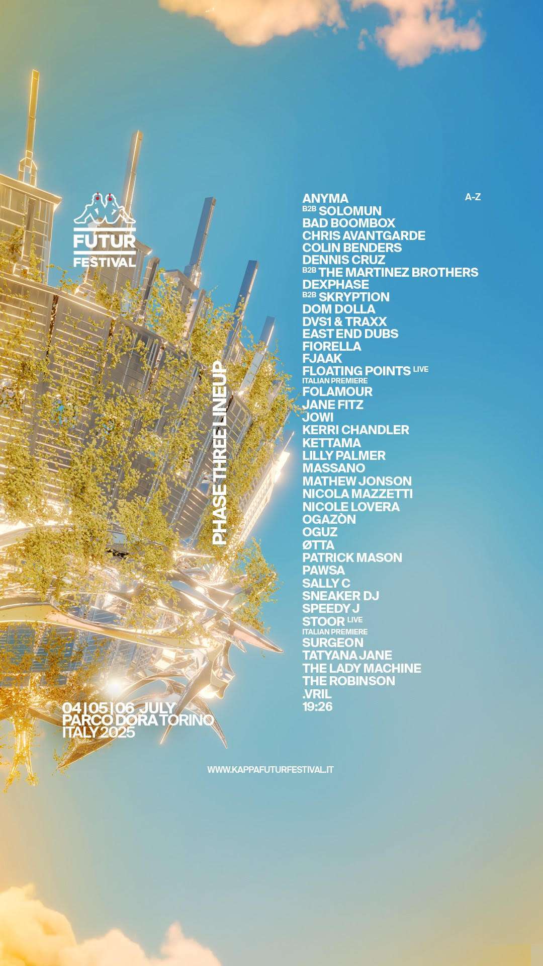 Kappa FuturFestival Completes 2025 Line Up - Spinex Music