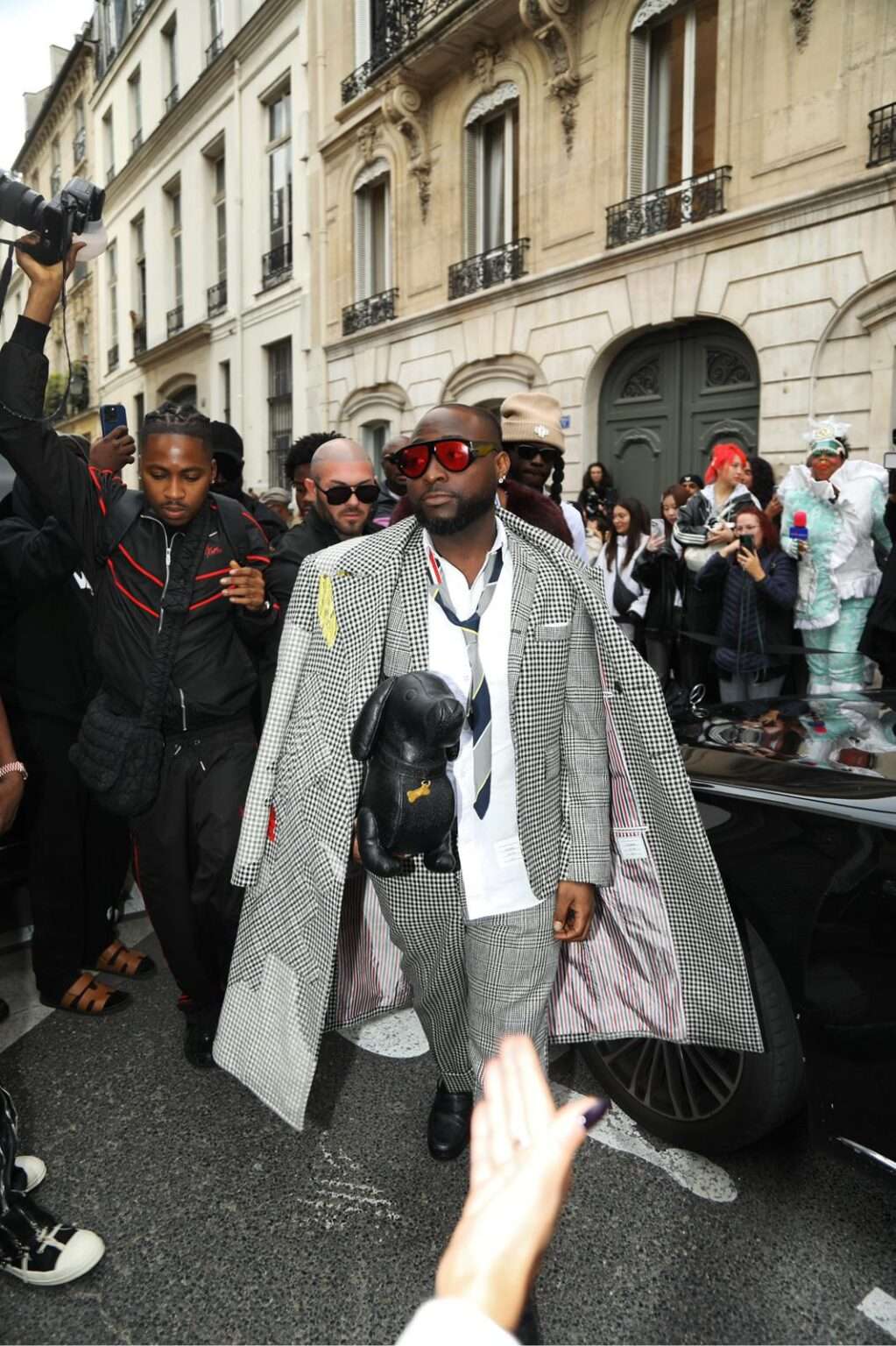 Davido Turns Heads At Paris Fashion Week In A Stunning Thom Browne Look ...